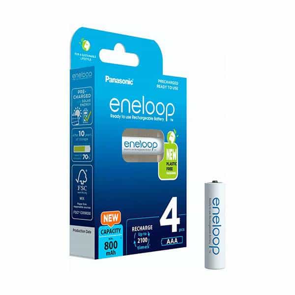 Pilas Recargables Pana Eneloop 800ma 4x Aaa Life Informàtica
